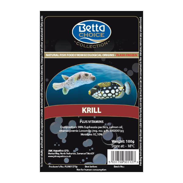 Betta Choice Krill Blister Pack - Betta Products