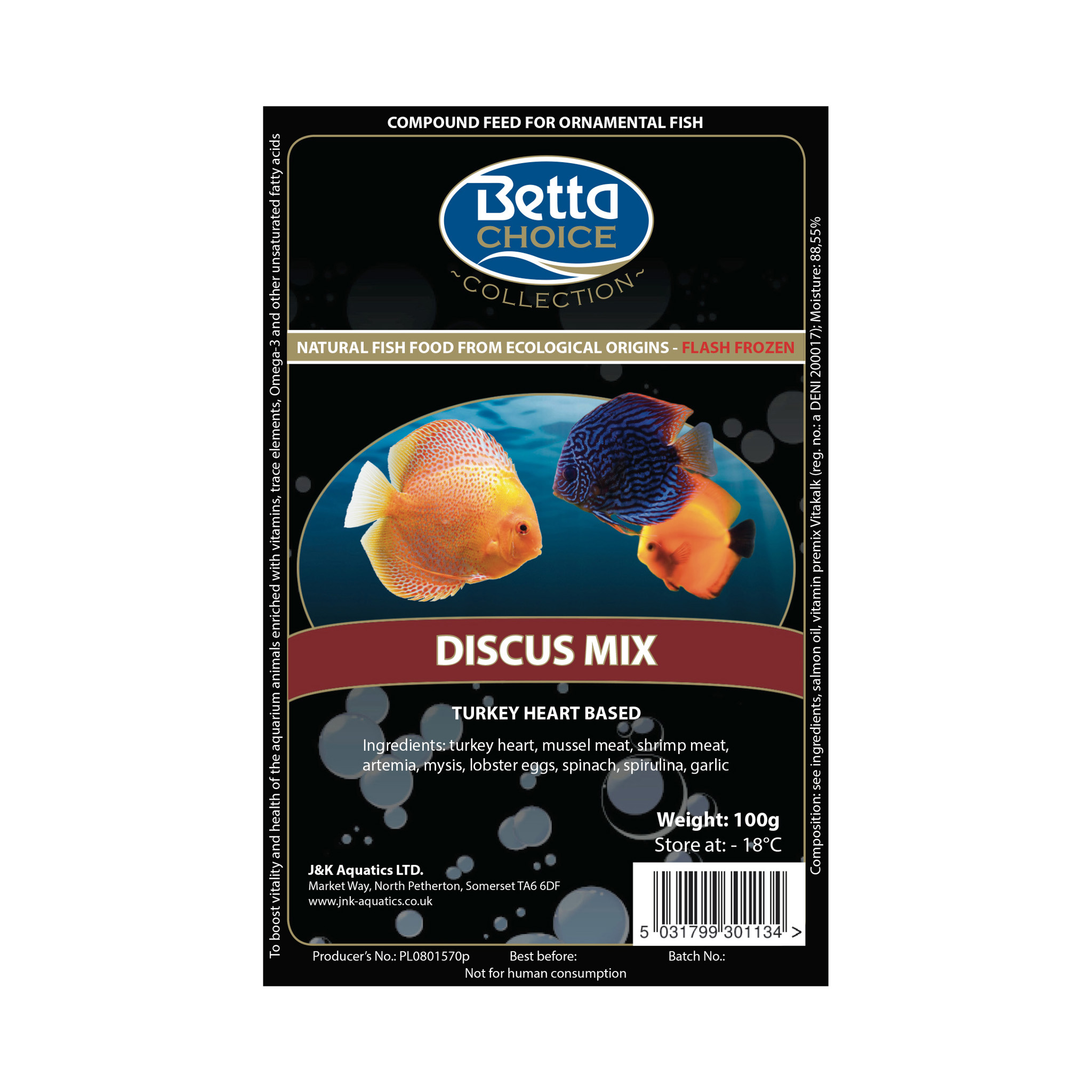 Betta Choice Discus Life Blister Pack x 10 - Betta Products