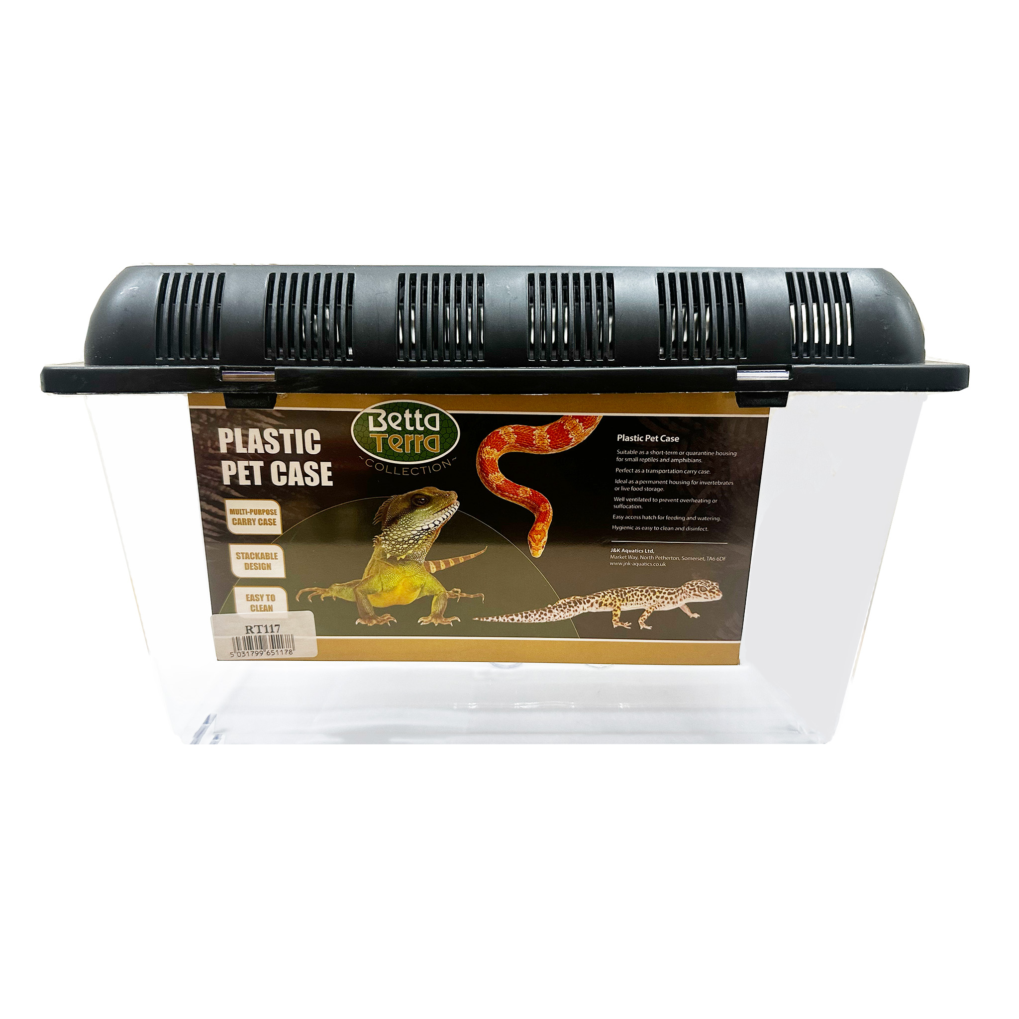 Betta Terra Plastic Pet Case 32.5cm x 22cm x 21cm - Betta Products