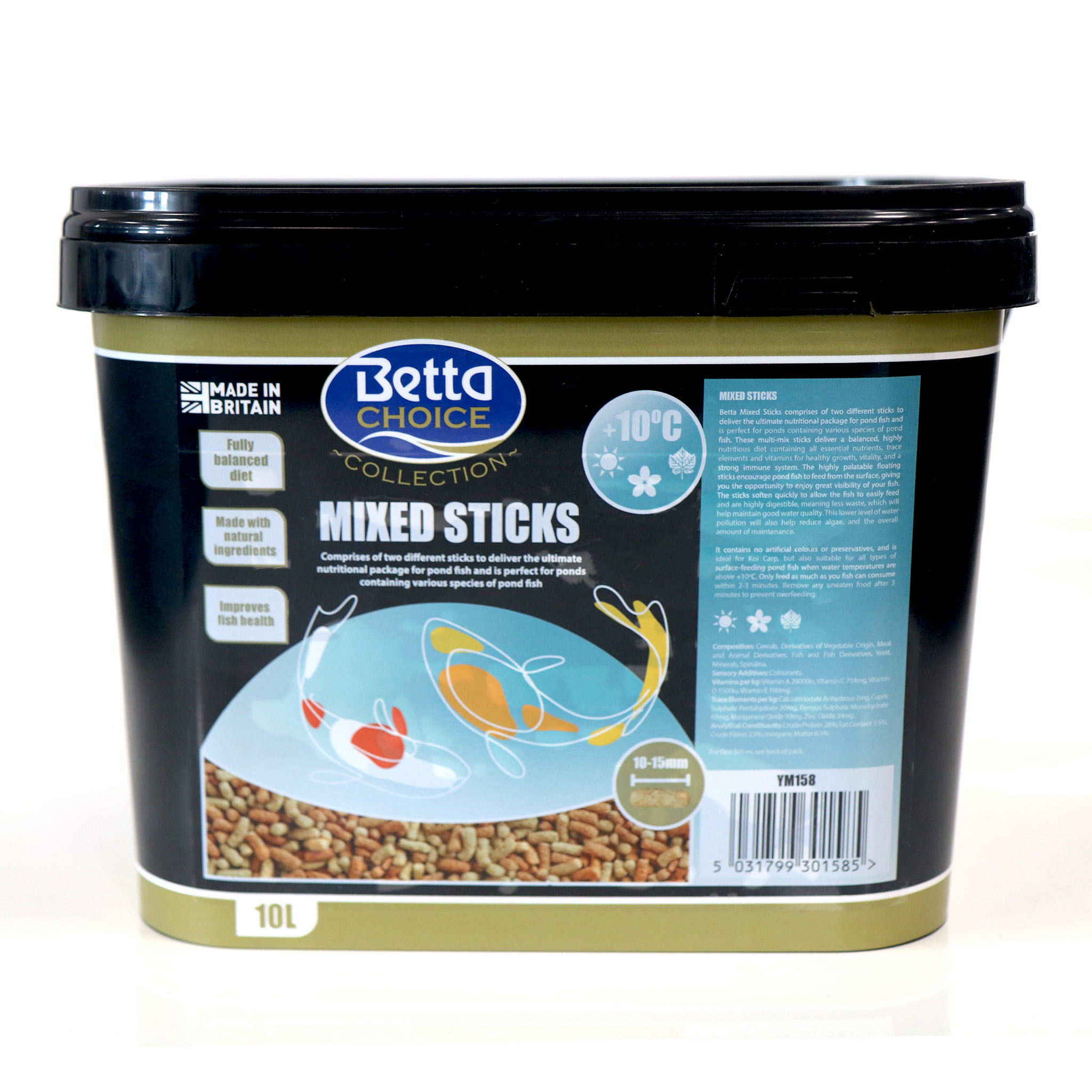 Betta Choice Pond Mixed Sticks Bucket 10L - Betta Products